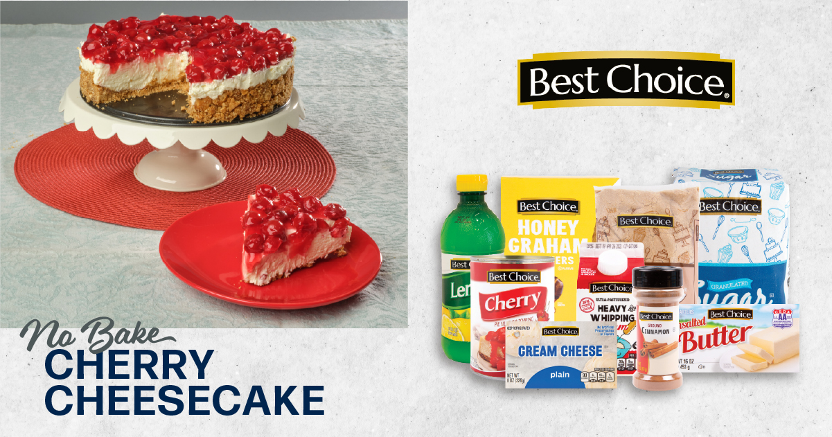 No Bake Cherry Cheesecake – Best Choice®