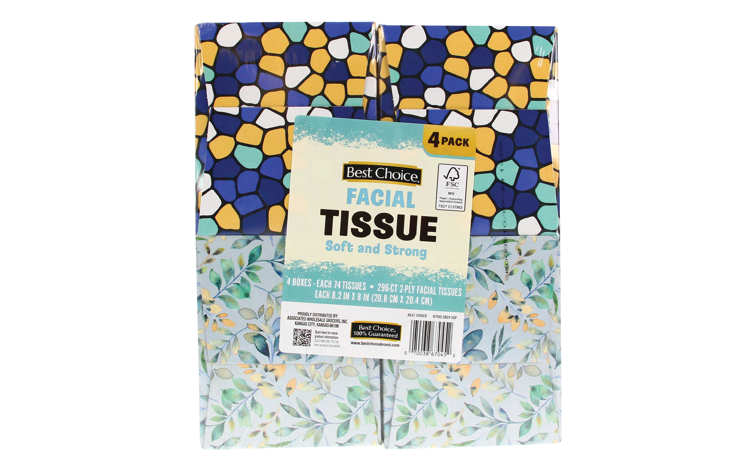 Facial Tissues 4-Pack – Best Choice®