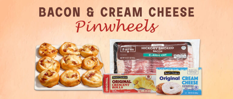 Bacon & Cream Cheese Pinwheels – Best Choice®